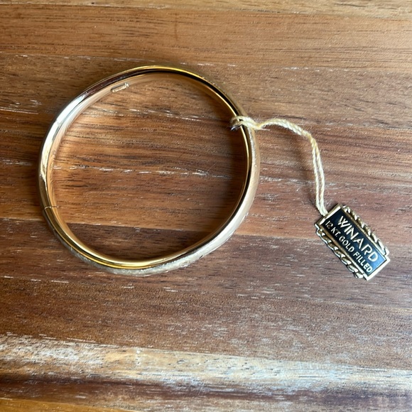 WINARD | Jewelry | Vintage Winard Art Nouveau Floral Etched 2k Gold ...